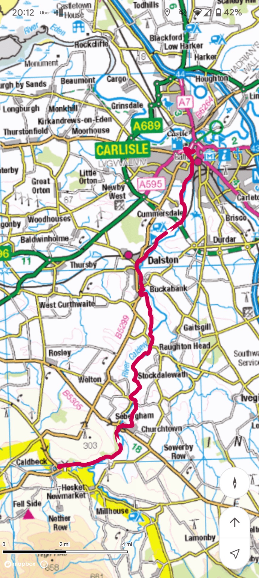 Cumberland Way Day 5 – Hiking & Wild Camping